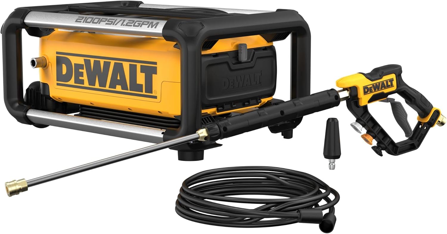 DEWALT DWPW2100 Electric Pressure Washer 2100 PSI Review ...